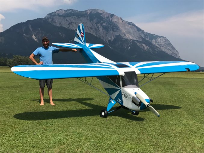 Piper Cub Clipped Wing 50% – Jeti-team